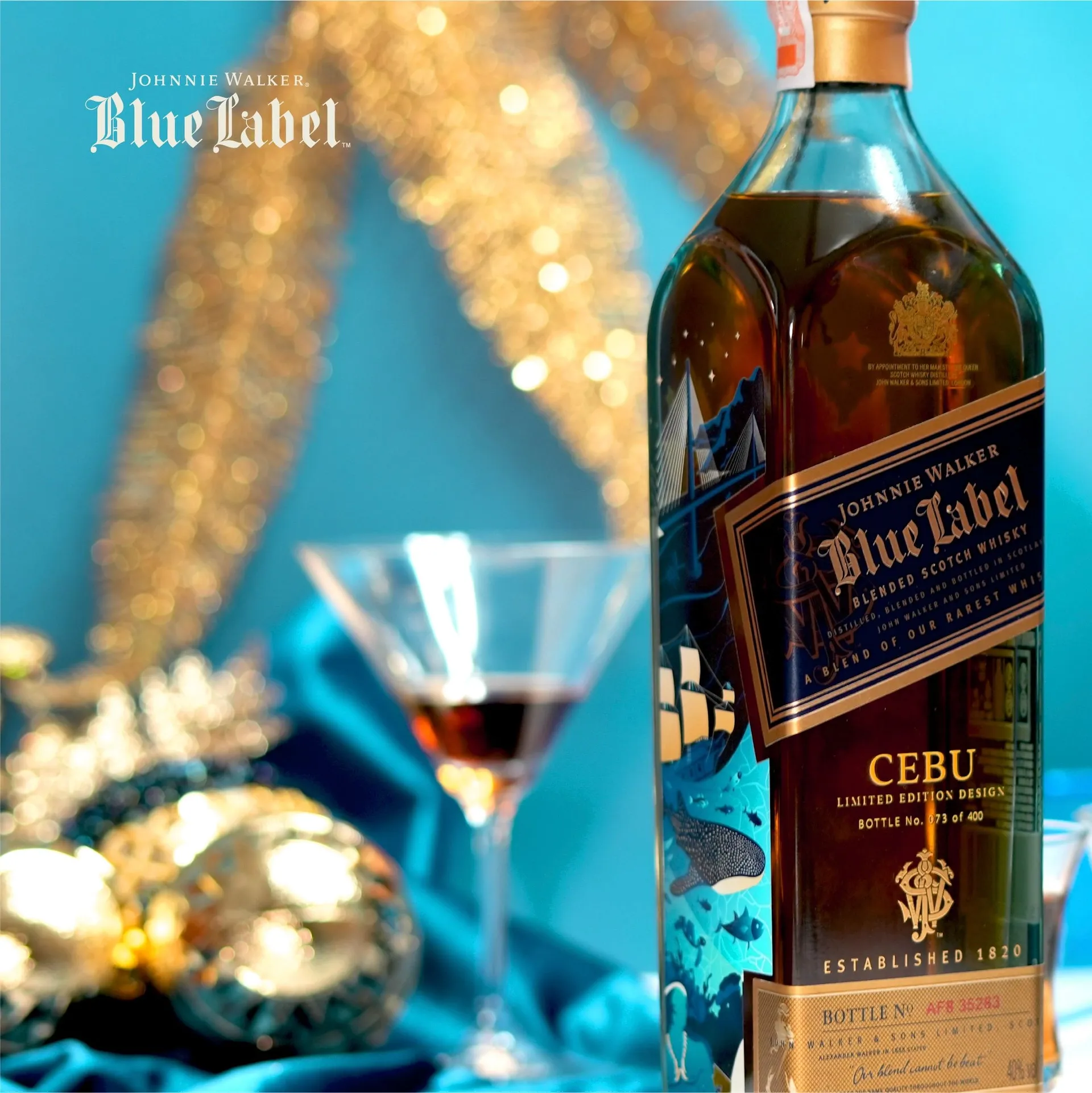 Johnnie Walker Blue Label Custom Bottle